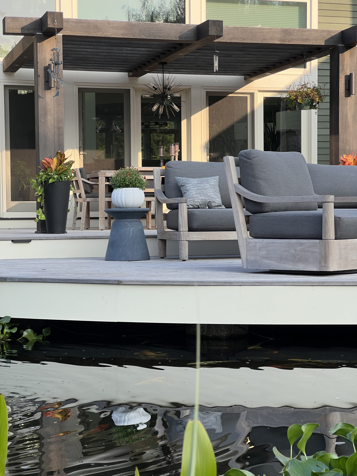 Koi Pond / Deck Landscape | Windhill + Co.